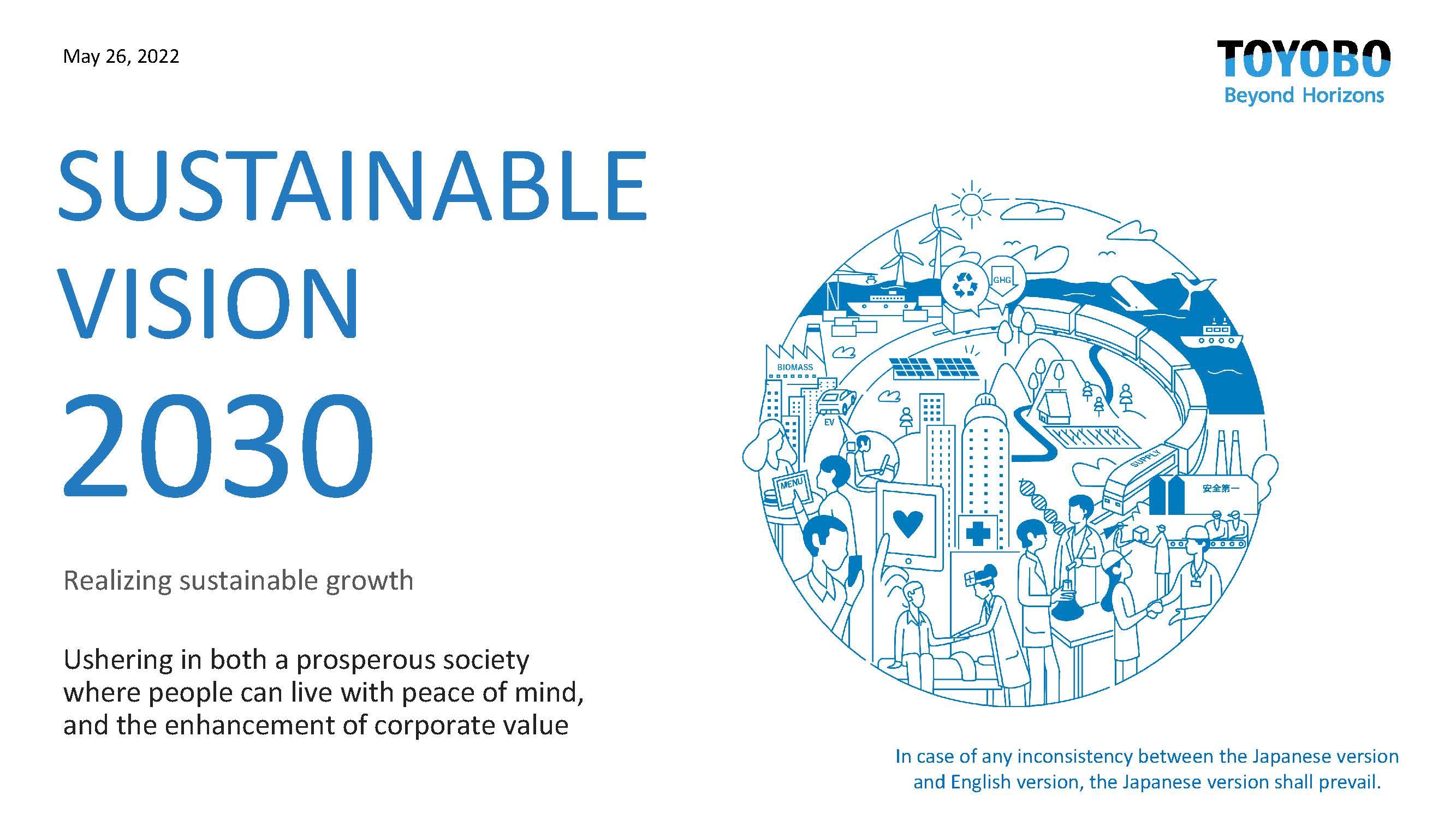 Sustainable Vision 2030｜TOYOBO Group’s Sustainability｜Sustainability | TOYOBO
